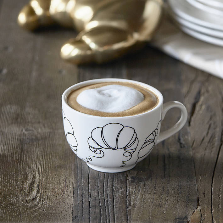 Riviera Maison Filiżanka porcelanowa Le Petit Déjeuner Cup biała z ... Riviera Maison Filiżanka porcelanowa Le Petit Déjeuner Cup biała z ...